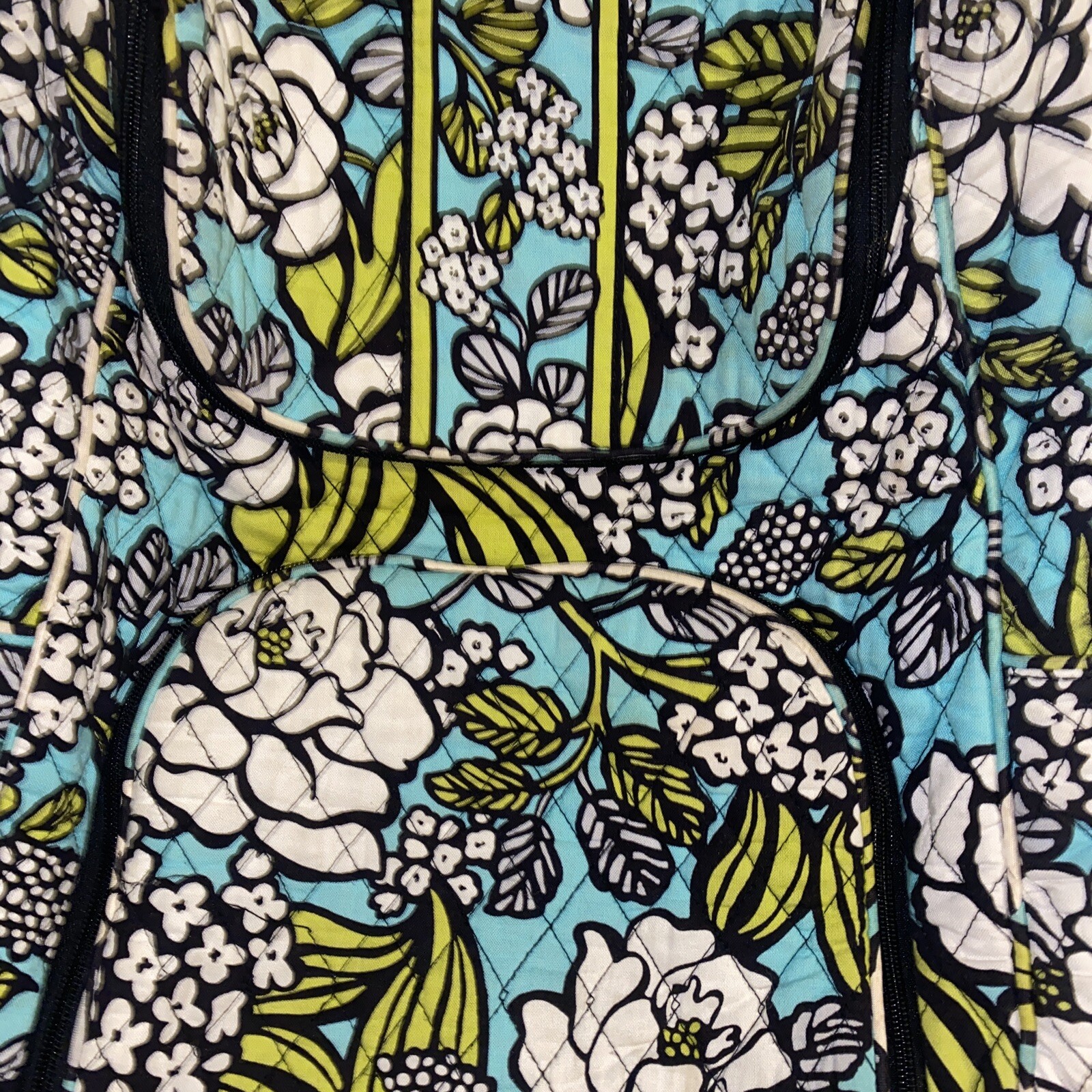 Vera Bradley Backpack Island Bloom Pattern green/blue… - Gem