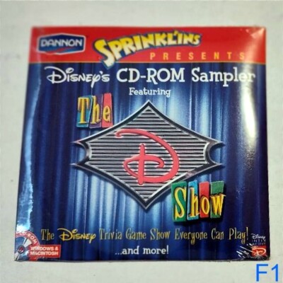 Disney's CD-Rom Sampler-"The Disney Show"-Dannon Promo- New, Still ...