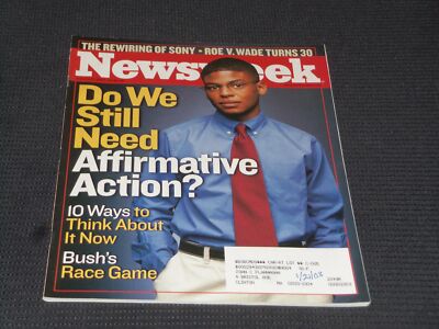 2003 JANUARY 27 NEWSWEEK MAGAZINE - AFFIRMATIVE ACTION? FRONT COVER - L ...