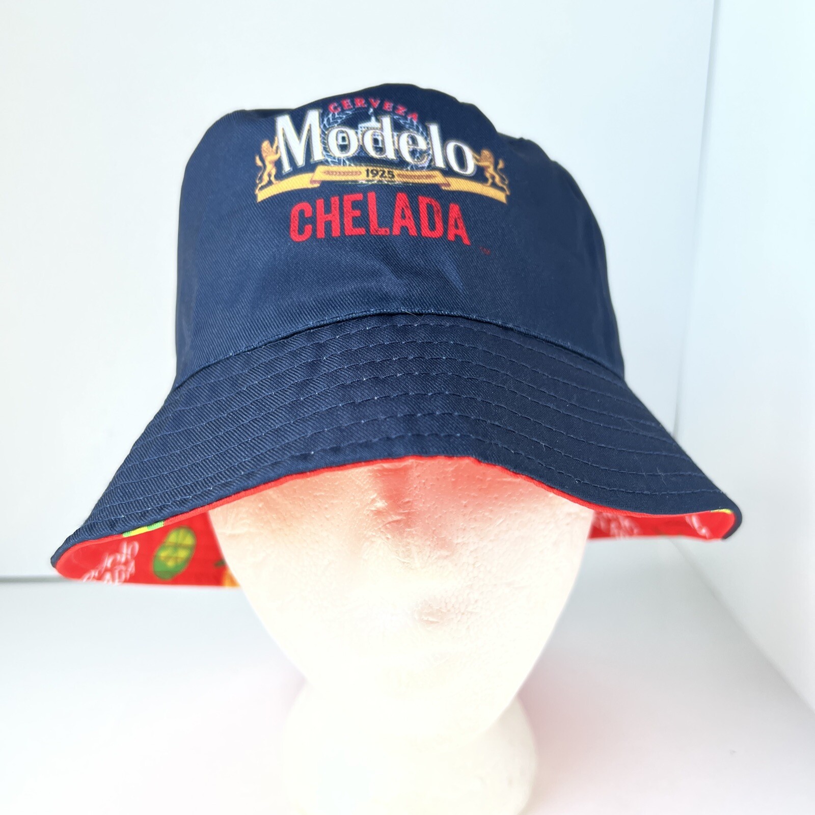 Modelo Chelada Blue Bucket Hat Cerveza Logo Mexican B… - Gem
