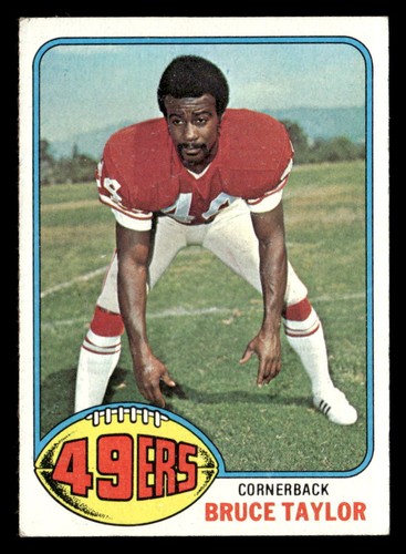 Bruce Taylor 1976 Topps Card #327 San Francisco 49ers | eBay