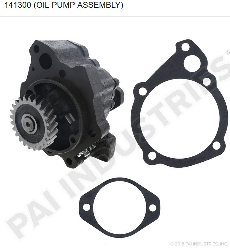 Lube Oil Pump for Cummins 855 PAI # 141300 Ref.# 3821572 3609837 ...