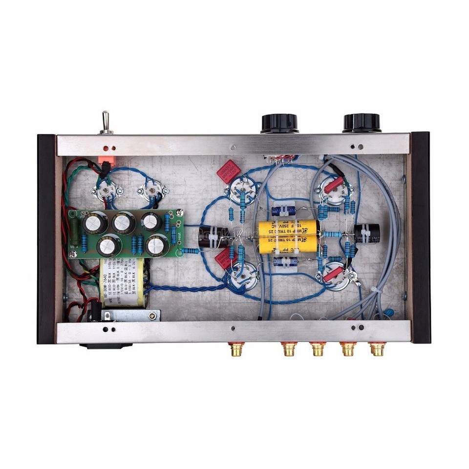 Finished 12AX7 12AU7 Tube Preamplifier HiFi Pre-Amp Shigeru Wada Japan ...