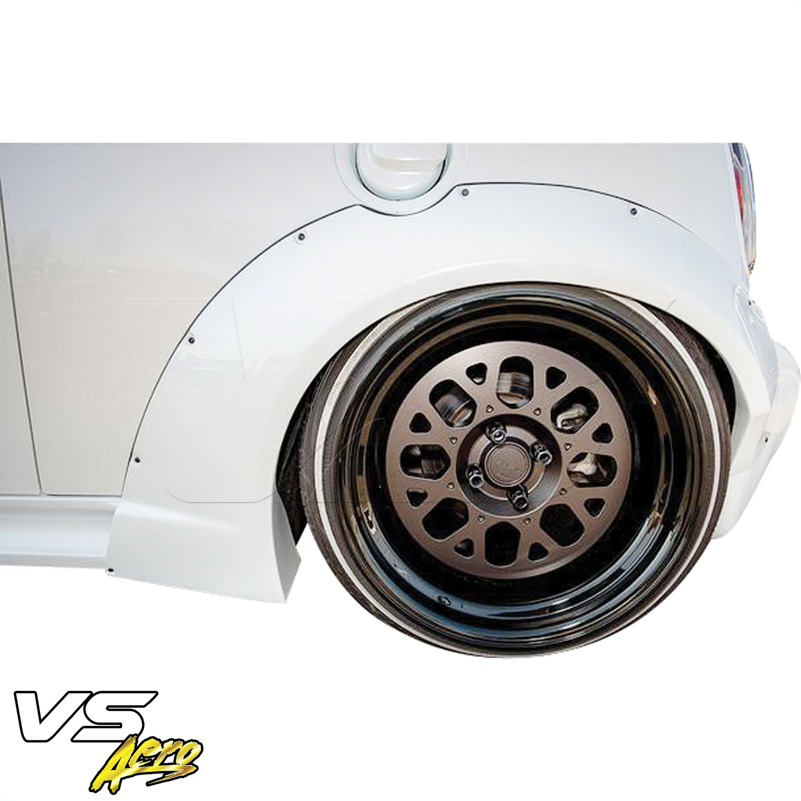 VSaero FRP LBPE Wide Body Fender Flares (rear) R56 R57 for Cooper Mini ...