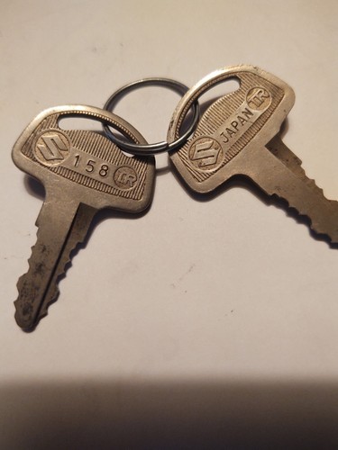 Two Suzuki Vintage Motorcycle OEM keys #158 | eBay