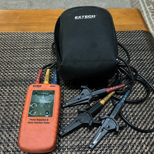 🇺🇸Extech 480403 Phase Sequence and Motor Rotation Tester | eBay