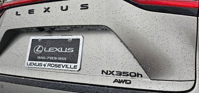 GENUINE NEW GLOSS BLACK LEXUS NX350h AWD BLACK OUT EMBLEM OVERLAY PT948 ...