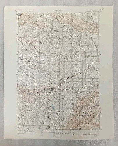 ORIGINAL PENDLETON OREGON OR GEOLOGICAL SURVEY TOPO MAP TOPOGRAPHICAL ...