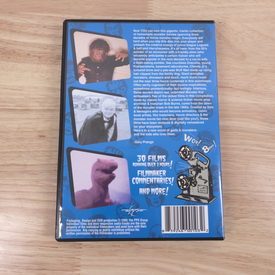 Monster Kid Home Movies DVD - Bob Burns and More - Classic Monsters ...