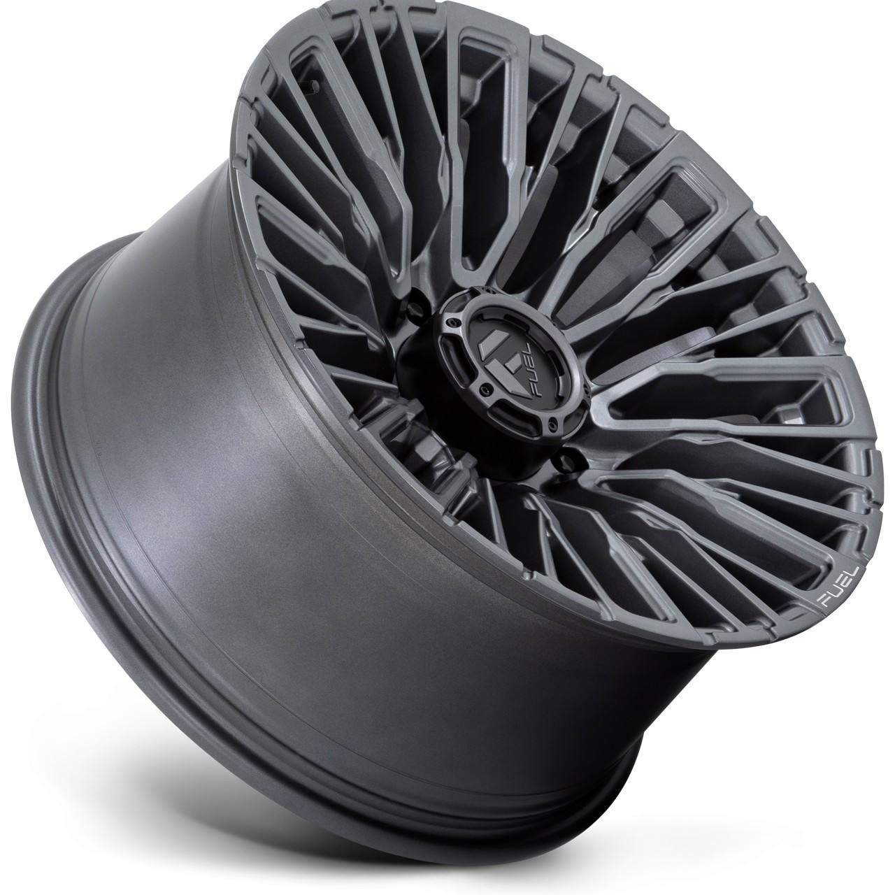 (Set of 4) Fuel D848 Rebar 8 20x10 8x180 -18mm Gunmetal Wheels Rims 20 ...