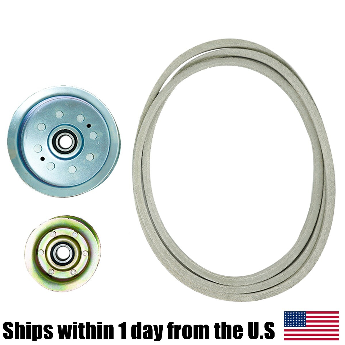 Deck Idler Belt Kit for John Deere GX20072 L108 L111 L118 D100 D125 ...
