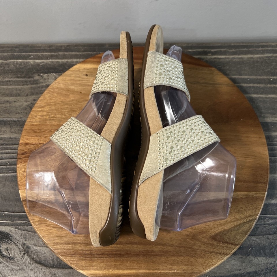 Vionic Women’s Size 7 341 Samoa Slip On Leather Slide Sandals TVW4832 ...