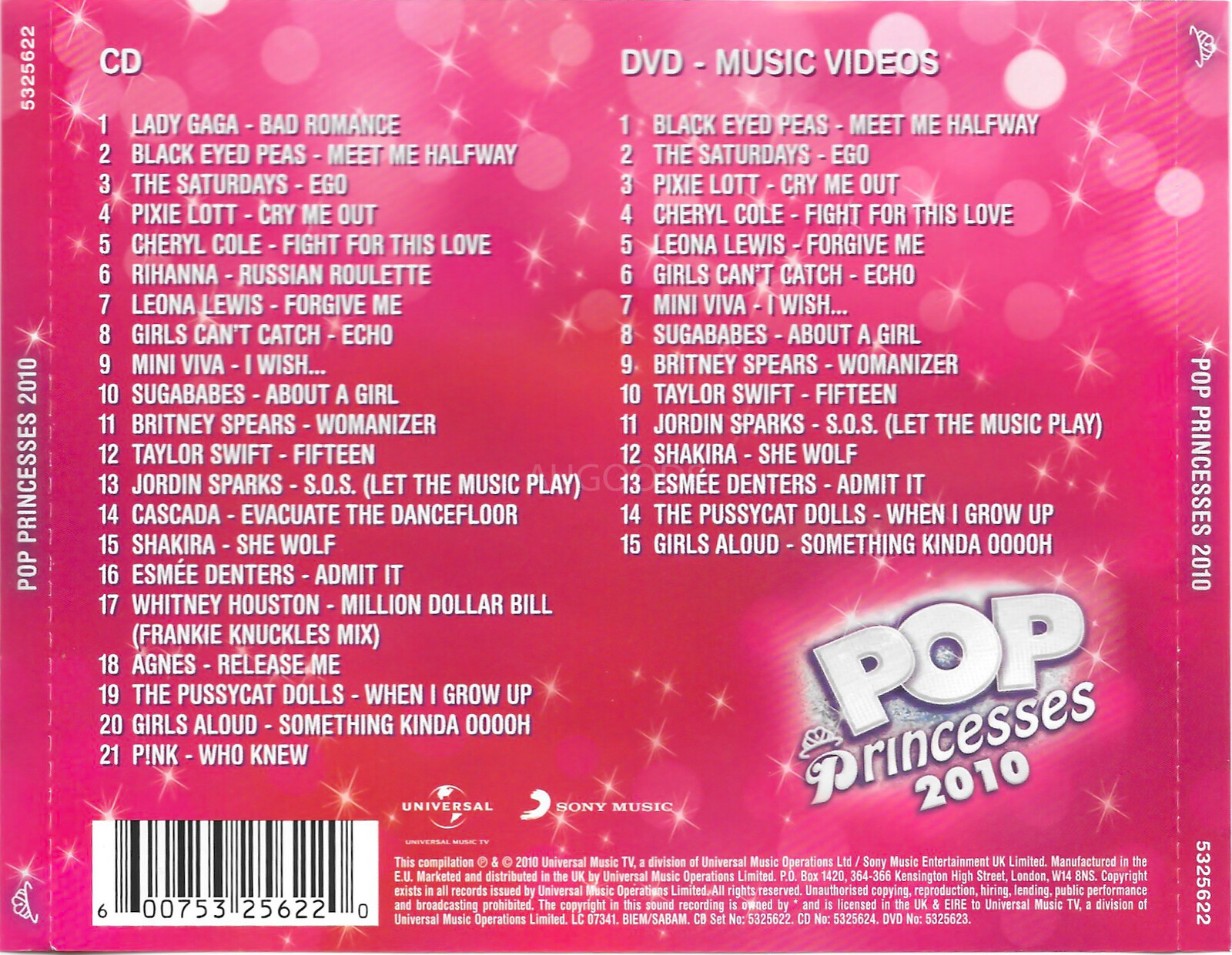 Pop Princesses 2010 BRAND NEW SEALED MUSIC ALBUM CD - AU STOCK ...