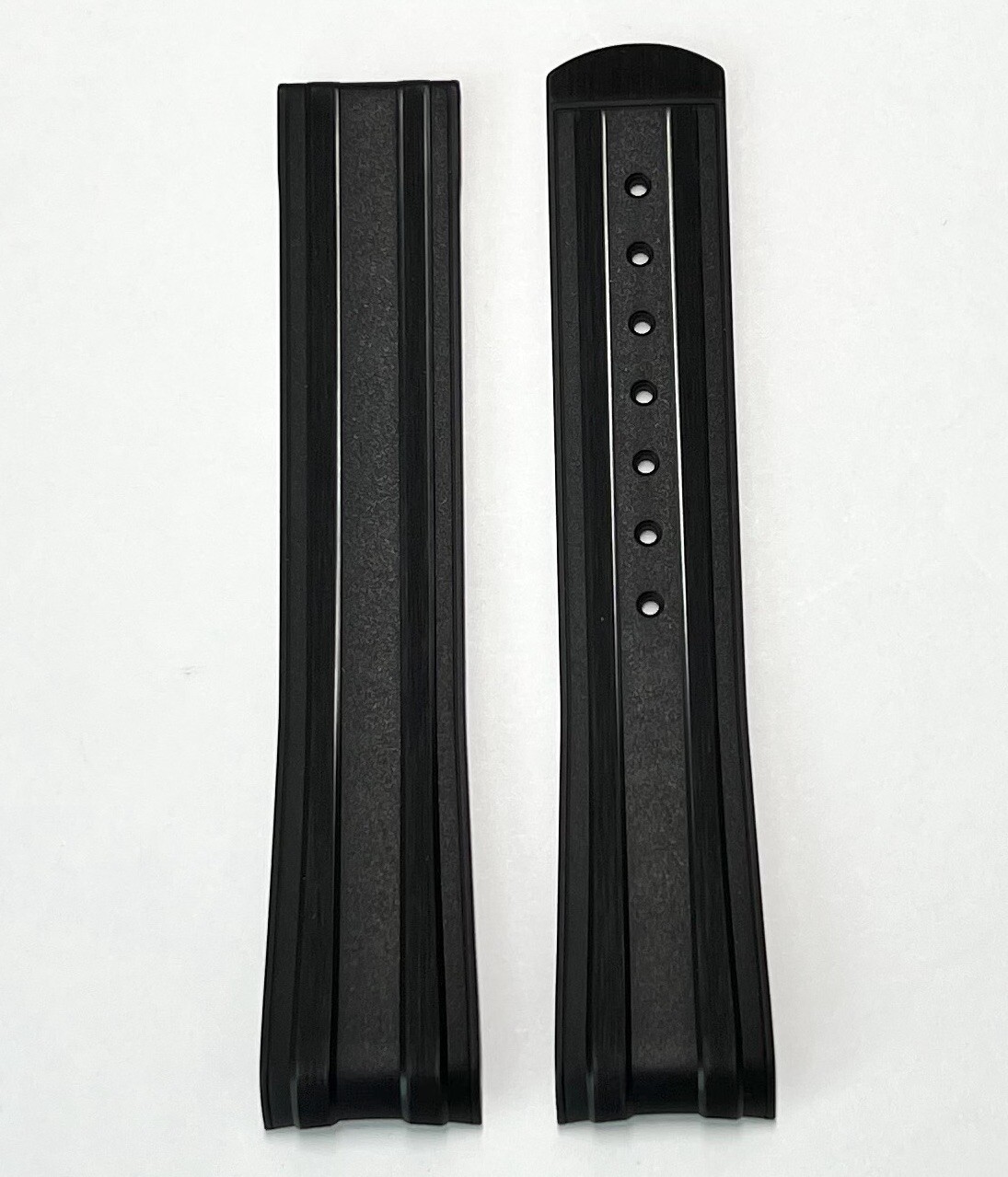 Original Omega Seamaster 20mm Black Rubber Watch Band Strap AND ...