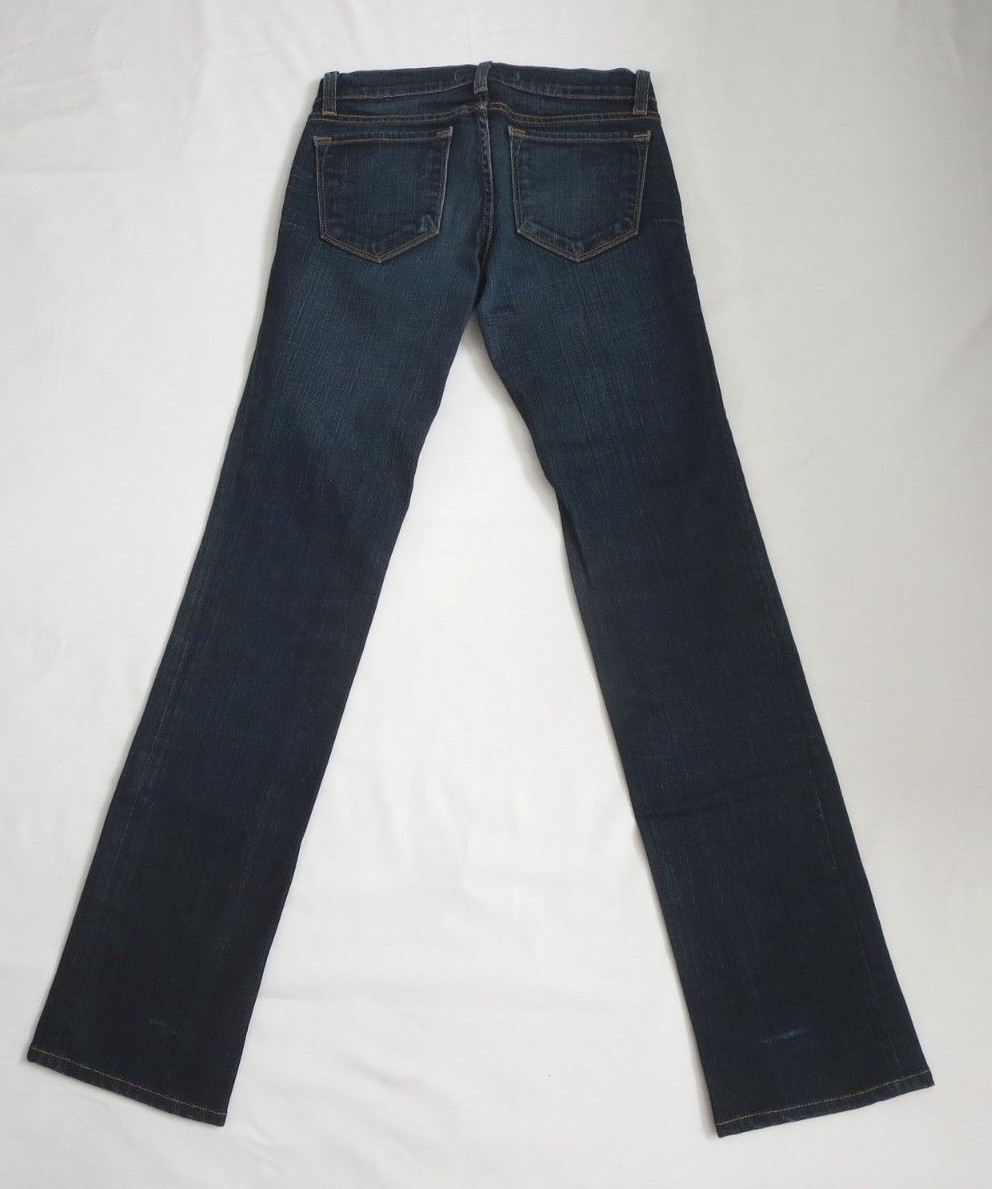 J Brand Womens Size 25 Jeans Cigarette Straight Leg 914 DKV Dark Wash ...