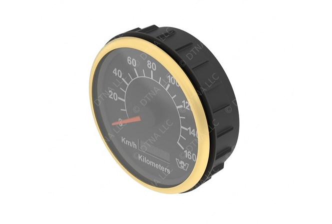 Freightliner A22-63859-001 Gauge Speedometer MPH/KPH Gold Bezel , A22 ...
