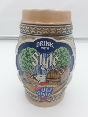 Old Style 1983 Limited Edition beer stein mug G. Heileman Brewing Co ...