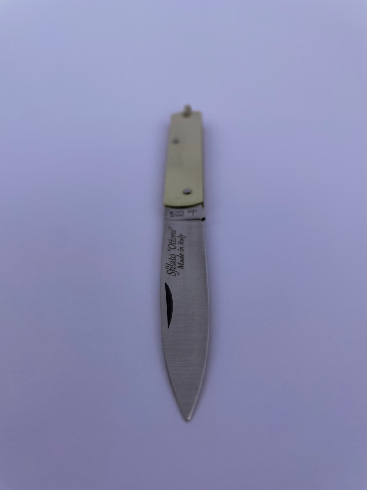 COLTELLINO SFILATO SICILIANO OTTONE COLTELLO RICHIUDIBILE DE LUCA 15/17 ...