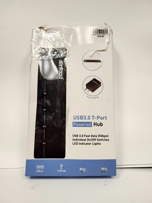 Inland USB 3.0 7-Port Powered Hub | eBay