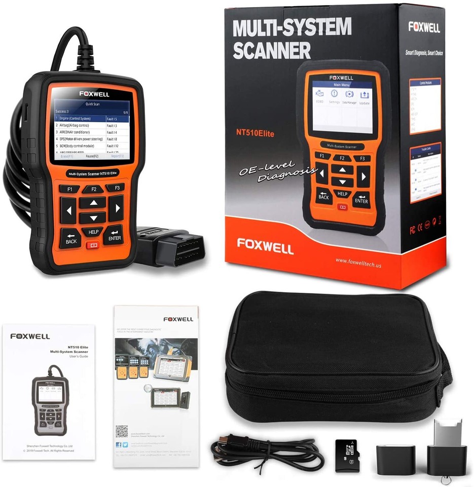 For Ford All System Auto Diagnostic Bi-directional OBD2 Code Reader ABS ...