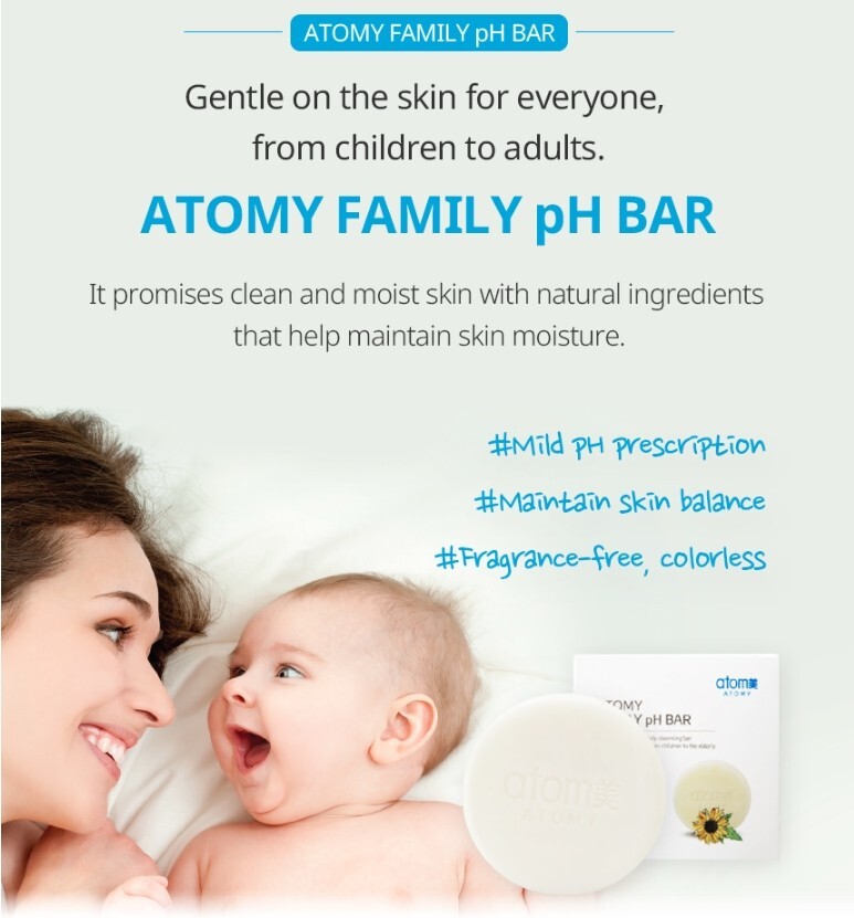 ATOMY Family pH Bar 100g Natural Moisture Soap Mild PH Prescription ...