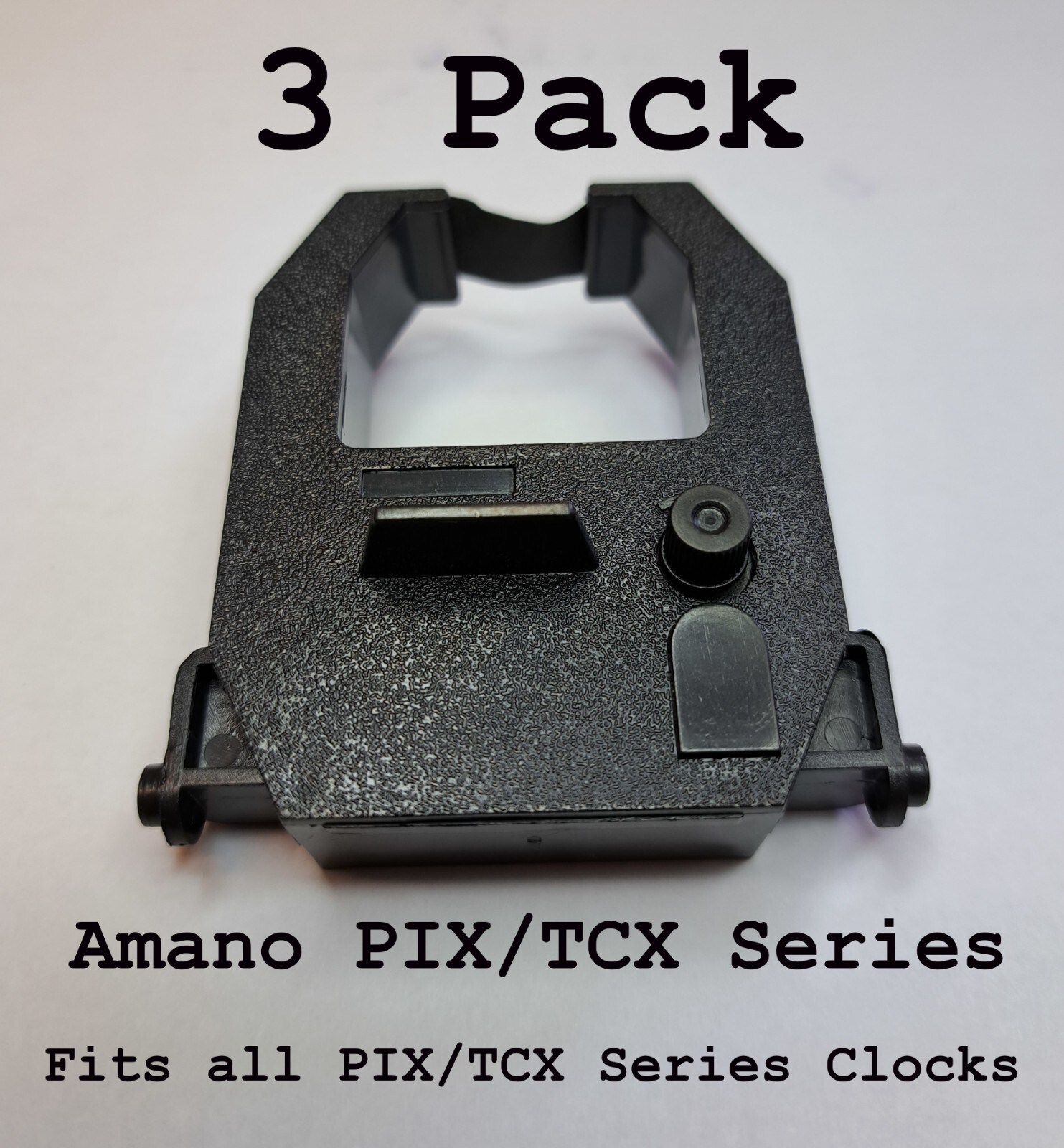 Amano PIX-10, PIX-21, PIX-25, PIX-55, TCX-21 Replacement Ribbon Black ...