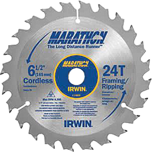 Irwin 14015 5-3/8in. 18-Tooth Framing/Ripping Marathon Cordless ...
