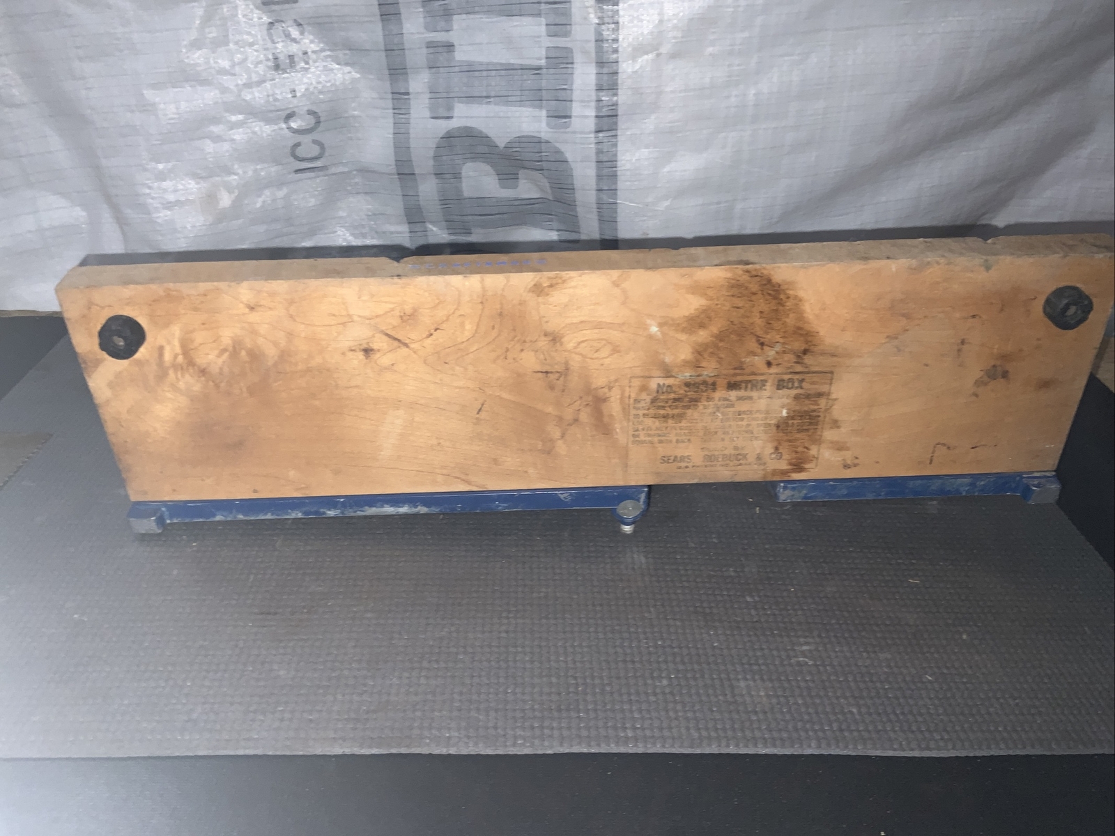 Vintage Antique Warranted Superior Mitre Saw & VTG Craftsman 3634 Mitre ...