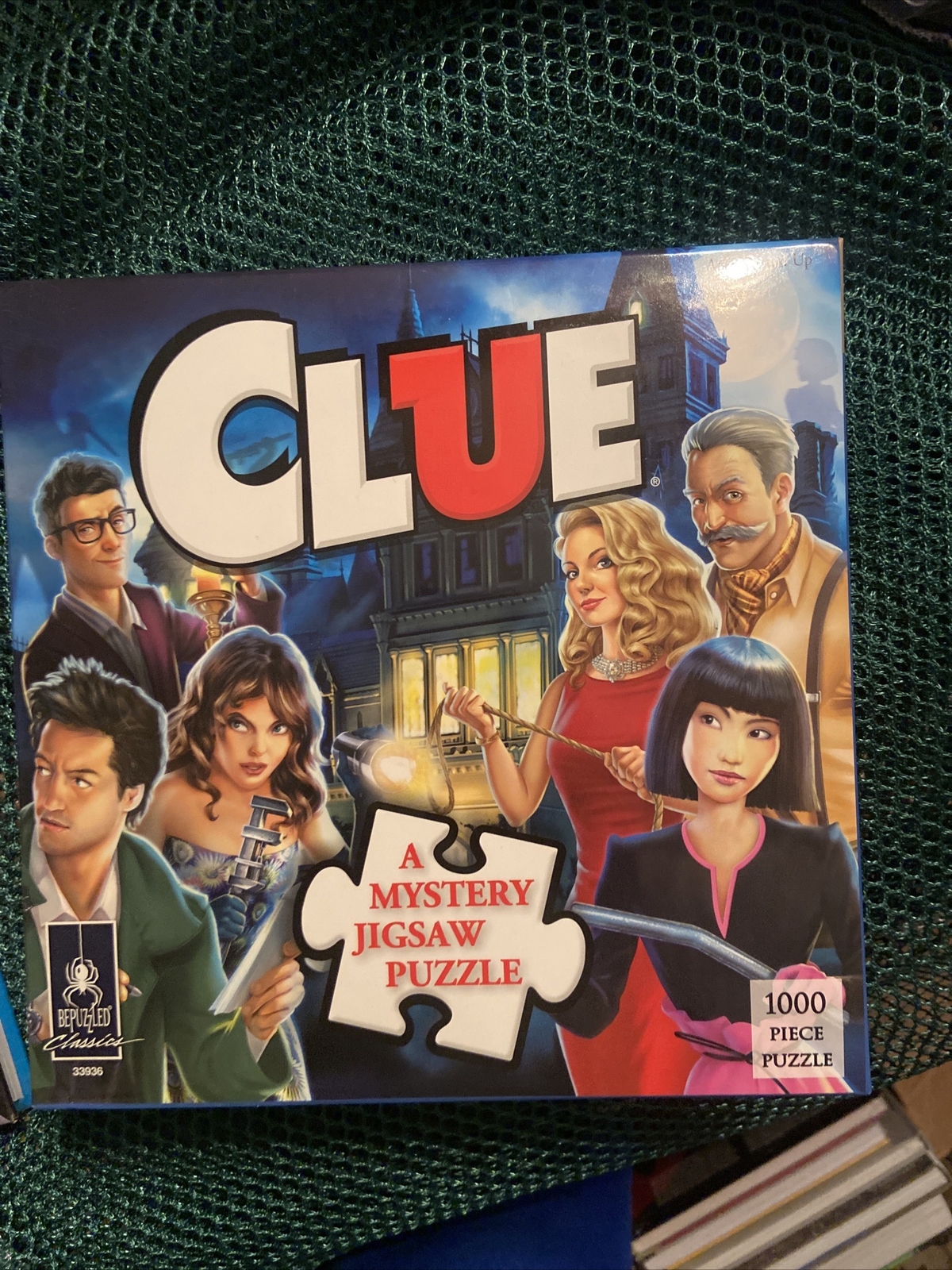 1000pc Impossibles Hasbro Mystery Jigsaw Puzzle Cluedo Interactive Game ...