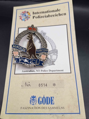 Australian NT Police Department Northern Territory Badge Police Medal ...