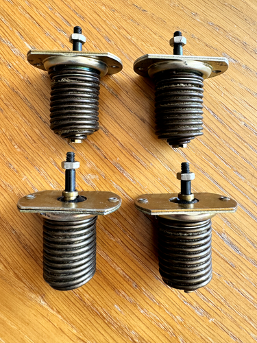 LENCO L78 VINTAGE TURNTABLE HEAVY DUTY HYDRAULIC SUSPENSION SPRINGS ...