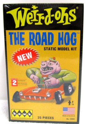 HAWK WEIRD-OHS THE ROAD HOG STATIC MODEL KIT 25 PIECES SEALED | eBay