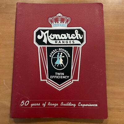 1957 MONARCH RANGES SALES CATALOG 39+Stoves water heaters Gas Coal Wood ...