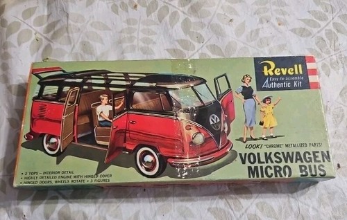 RARE Vintage Revell Volkswagen Micro Bus Model Kit | eBay