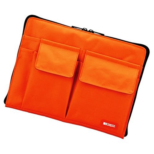 Lihit Lab Bag in bag Orange A5 A7553-4 Free Shipping with Tracking# New ...