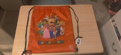 SUPER MARIO Drawstring Bag Mario Day PROMO- My Nintendo Brand New | eBay