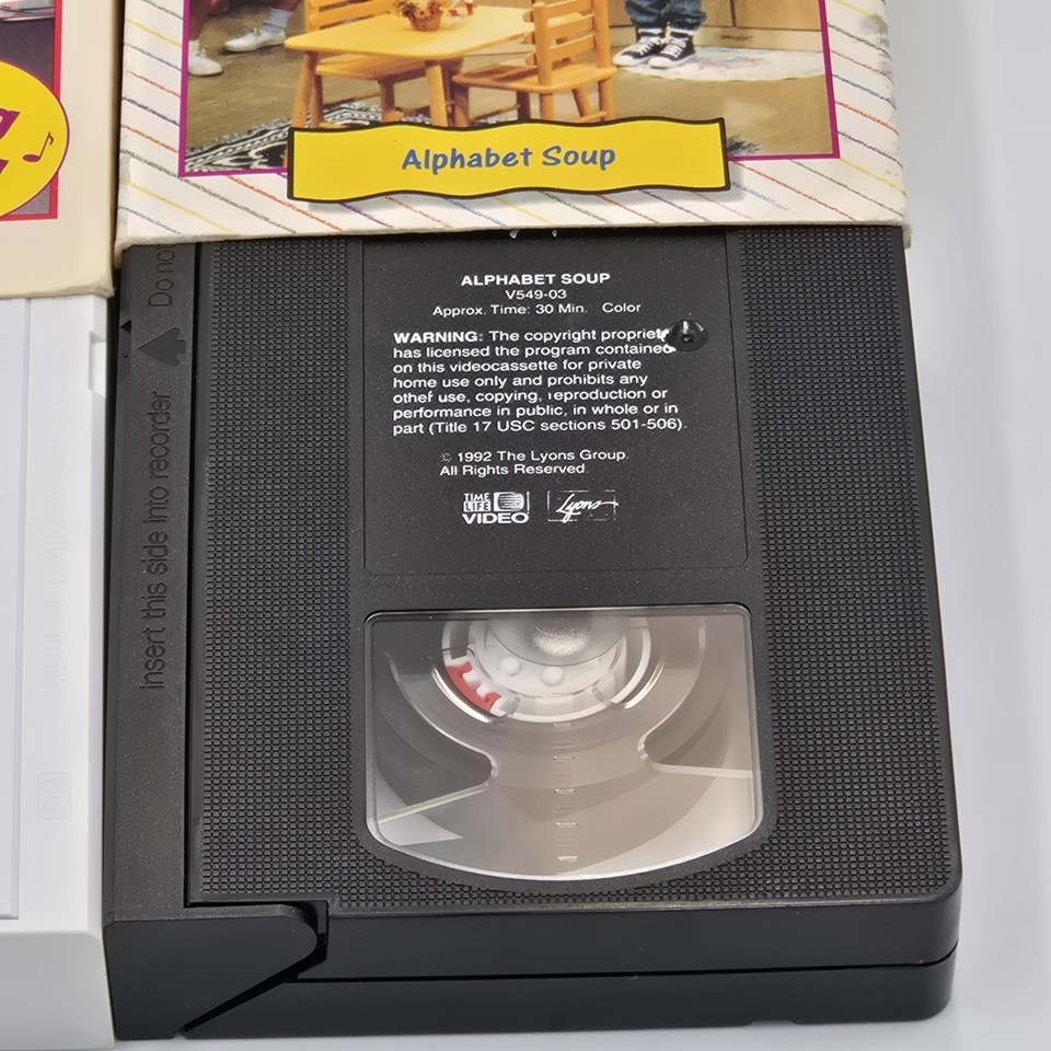 Barney VHS Movie Lot 3 Barney Goes To School, Alphabet Soup, Barney In ...