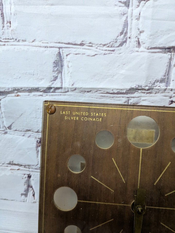 Marion Kay Numismatic Clock Model 72 - 1964-P Last Year of US Silver ...