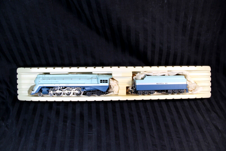 HO Scale AHM/Rivarossi SANTA FE BLUE GOOSE 4-6-4 Hudson 3460 LOCOMOTIVE ...