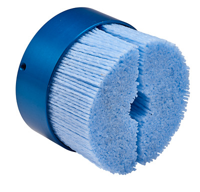 TANIS 3" Mini Disc Brush .055/80 CeramiX Abrasive Filament 3/8" Arbor ...