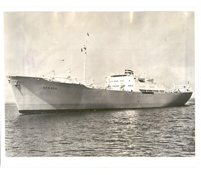 JOHNSON LINE Motorship "Canada" Captain G Dahlquist VINTAGE 1953 Press ...
