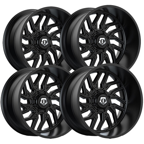 (Set of 4) TIS 544GB 20x10 8x170 -25mm Gloss Black Wheels Rims 20" Inch ...