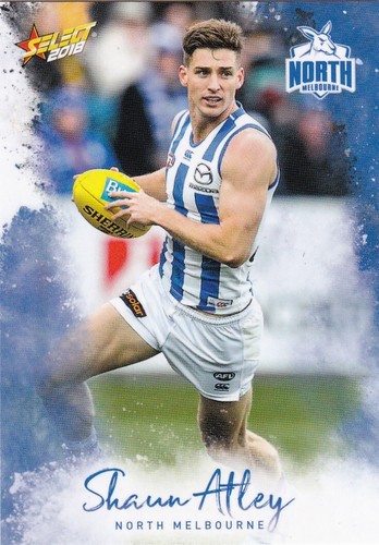 AFL 2018 Select North Melbourne - Shaun Atley Card No.139 | eBay Australia