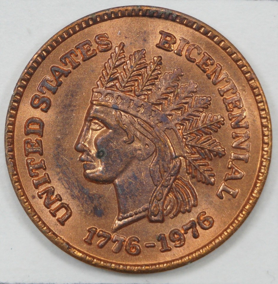 1976 J.M. Ahern Town Medals Old Coins Sharon MA Dealer Advertising ...