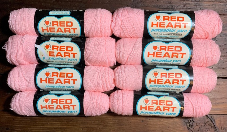 Red Heart BABY FINGERING POMPADOUR Yarn🧶12-COLORS TO PICK FROM🧶SOLD PER ...