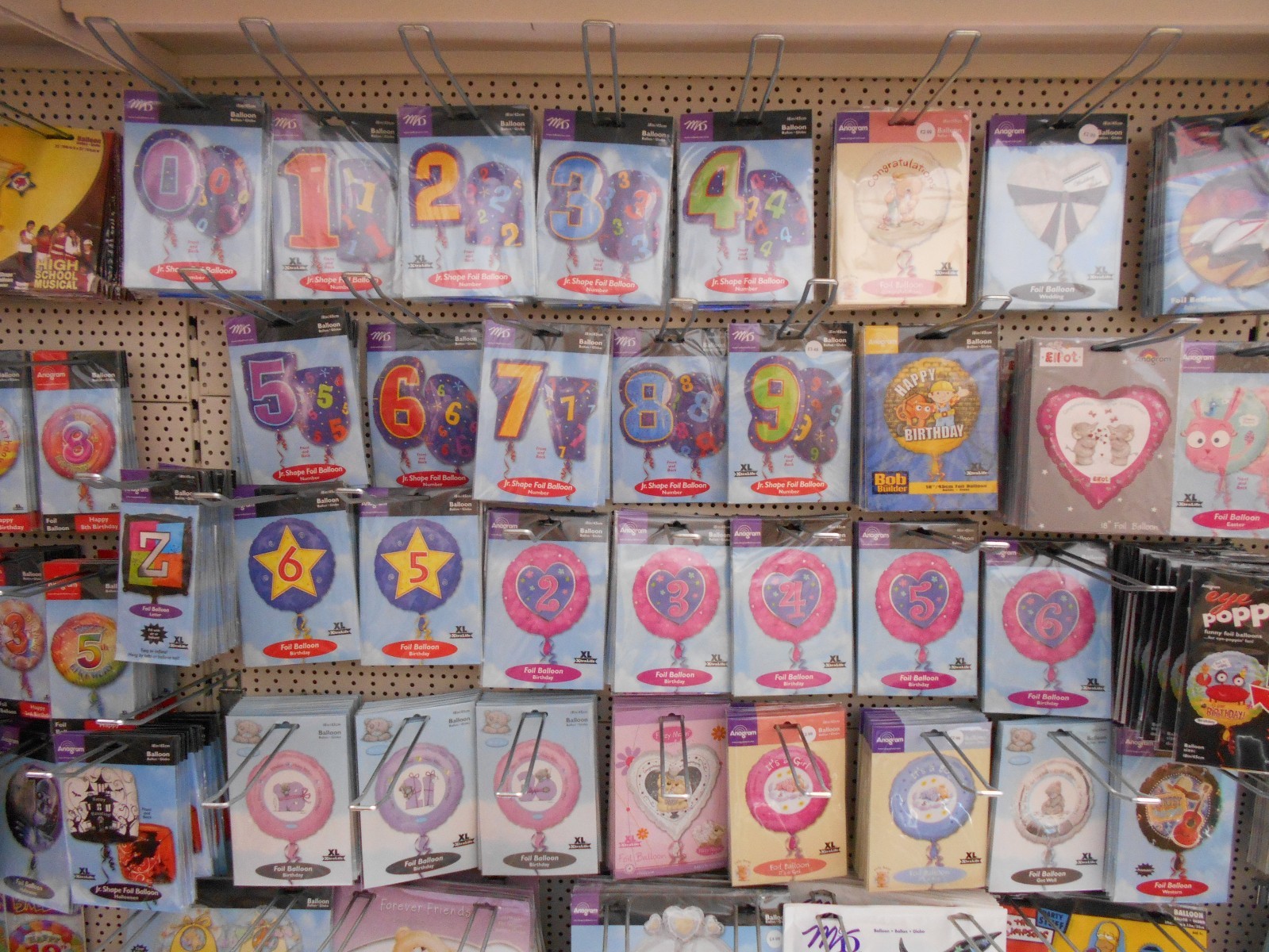Mega Lot of 50 Assorted Helium Foil Balloons Wholesale Job Lot ...
