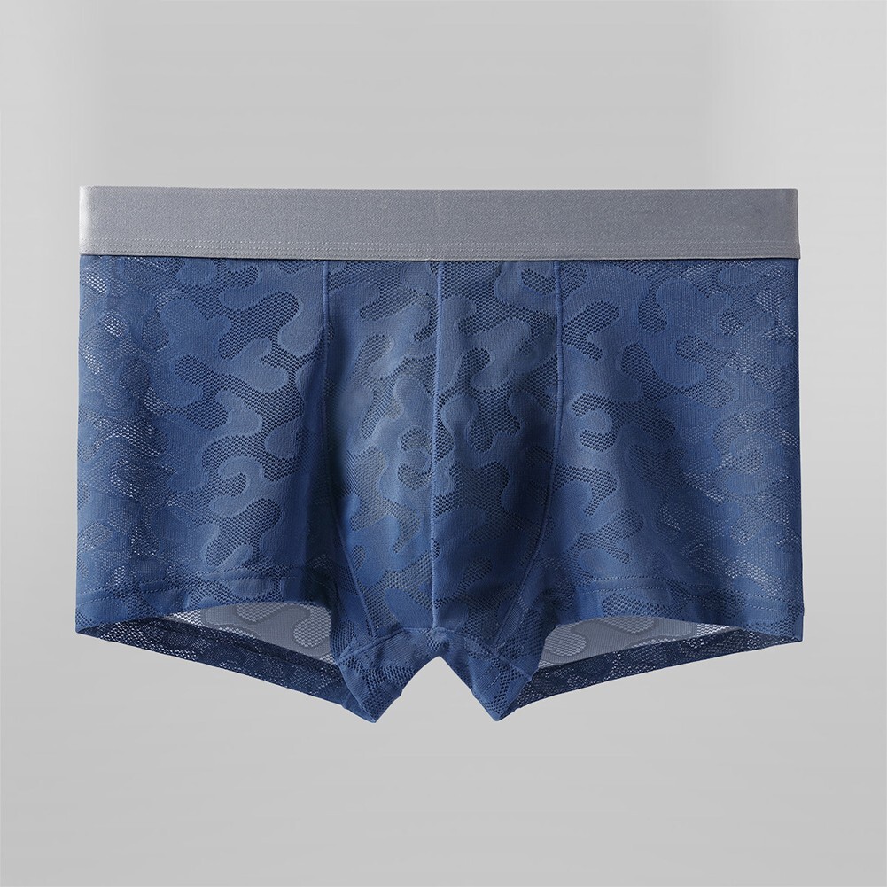 Fashionable Mens Lace Sheer Boxer Shorts – Perfect Blend of Style and ...