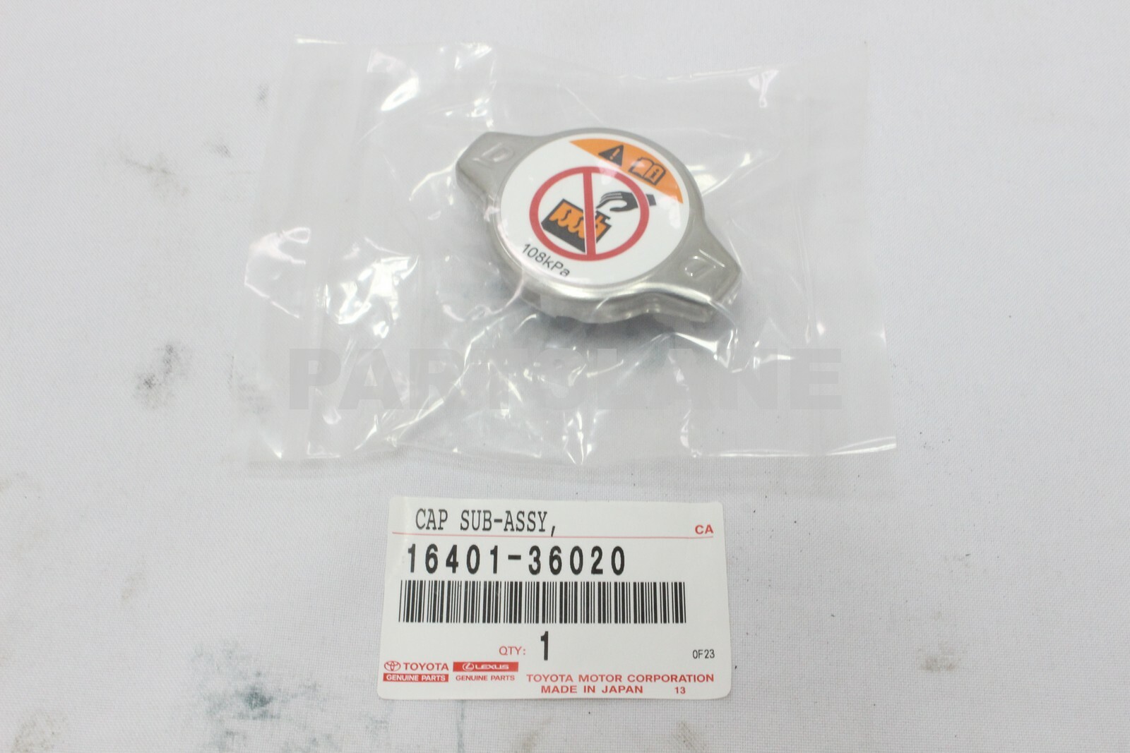 Toyota Camry Yaris Lexus ES350 IS250 OEM Genuine Radiator Cap 16401 ...