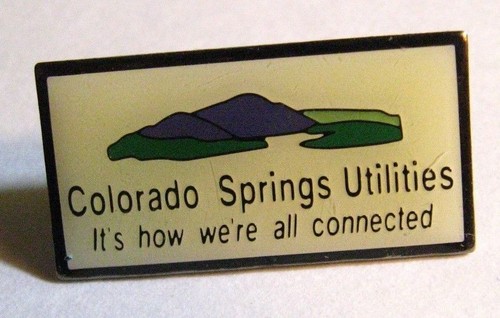Colorado Springs Utilities Lapel Pin - Colorado USA City Public ...