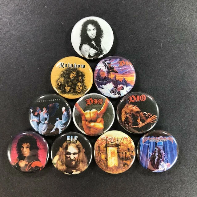 Ronnie James Dio Buttons